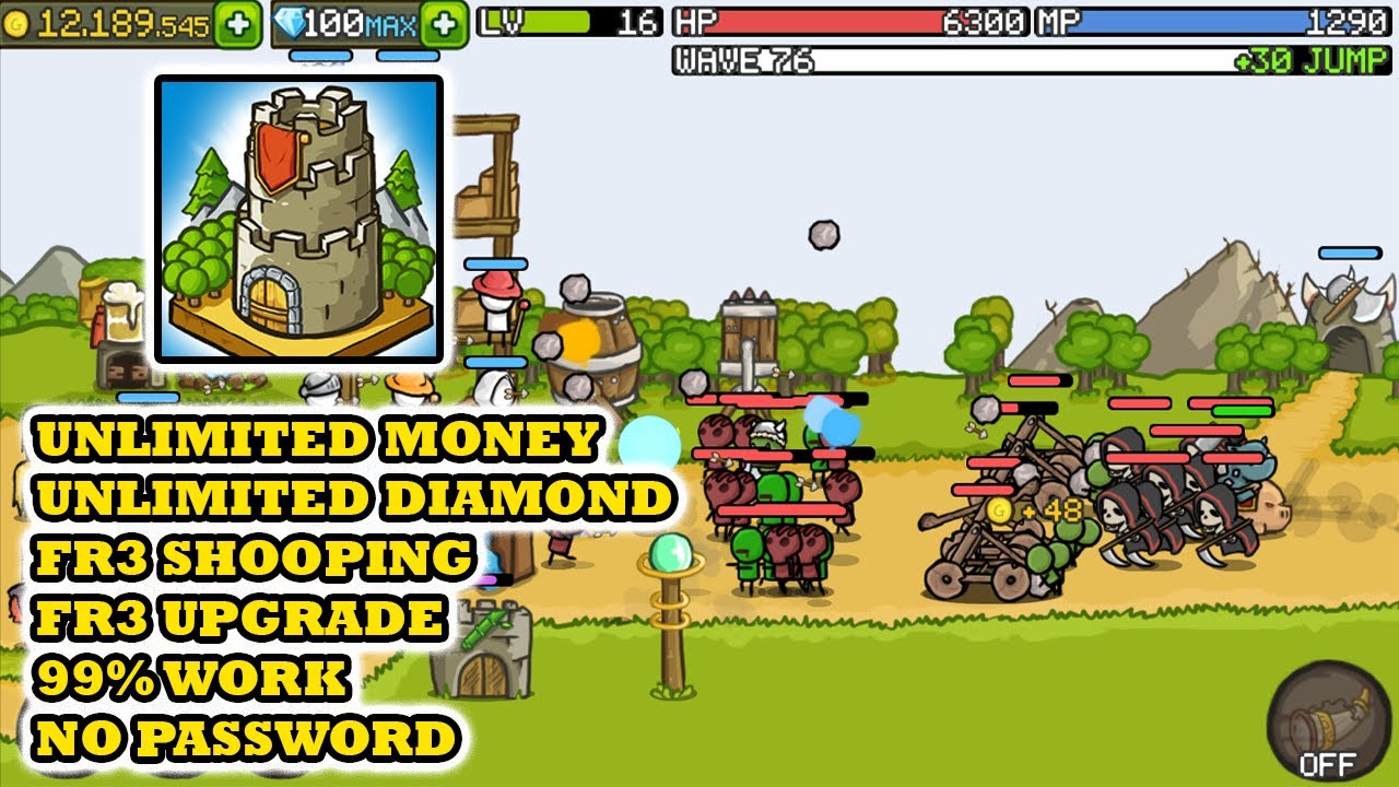 Update!!! Grow Castle mod apk terbaru 2023 - Unlimited Gold & Diamond ...