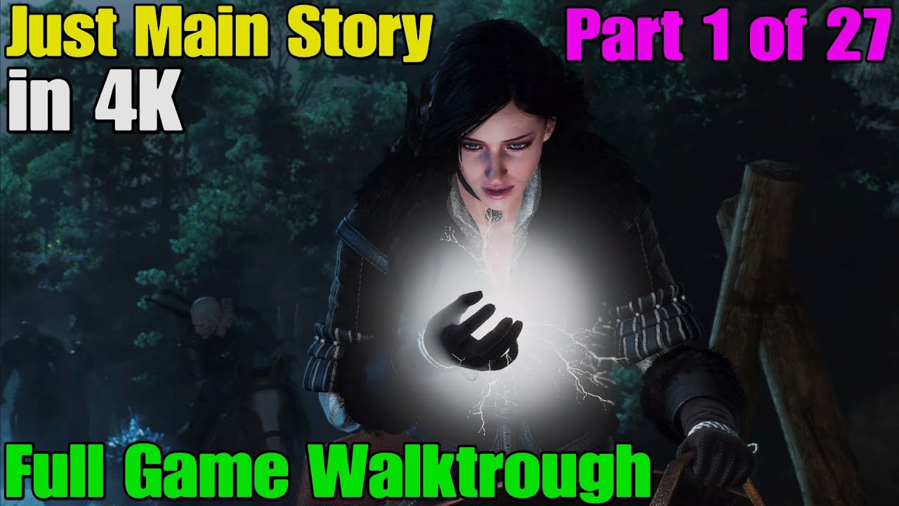 The Witcher 3 ( PS5 4K ) Walkthrough Gameplay Part 1 - YouTube