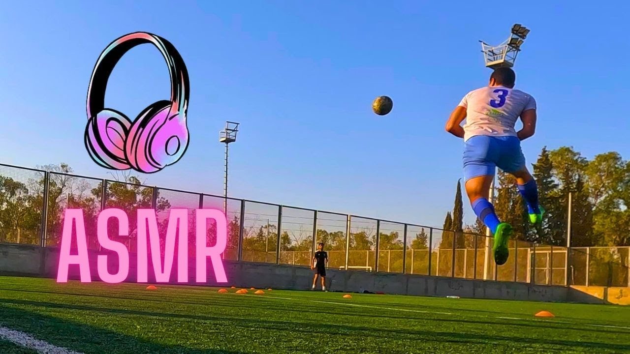 Football ASMR technical training with relaxing Football sounds - YouTube