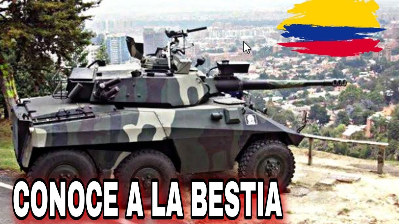 Así es el "MEJOR" TANQUE colombiano, conociendo al CASCAVEL (el puño ...