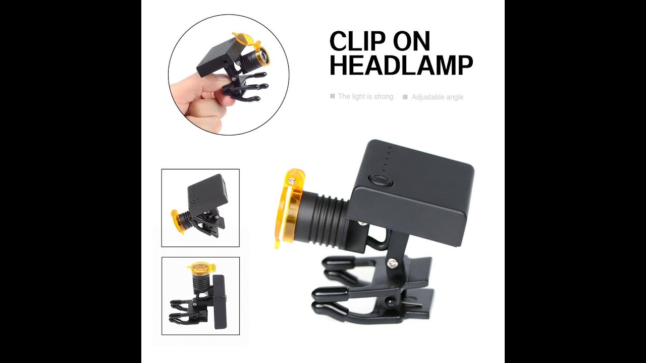 Dental 3W LED Wireless Headlight Optical Filter for Binocular Loupe ...