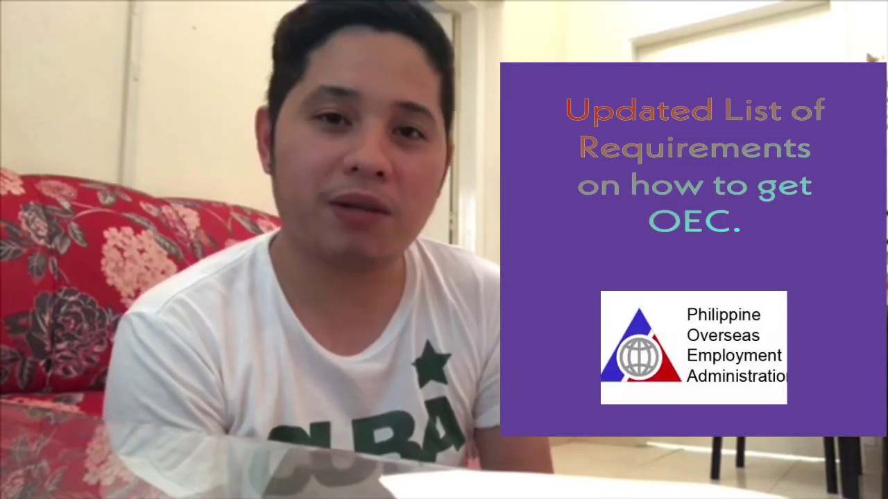 HOW TO GET OEC ( OVERSEAS EMPLOYMENT CERTIFICATE ) - YouTube