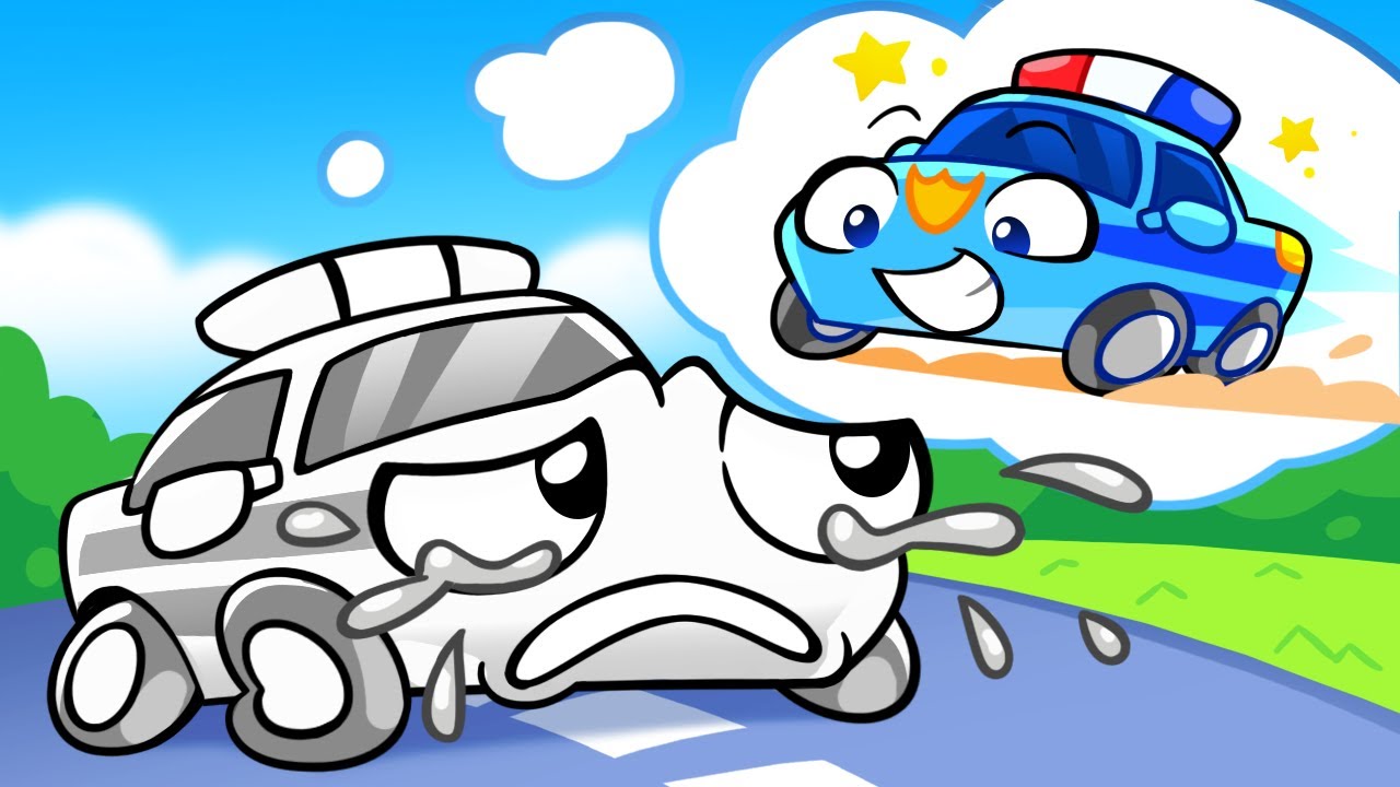 Rescue Team Lost Their Colors || Where Is My Color? Police Car For Kids ...