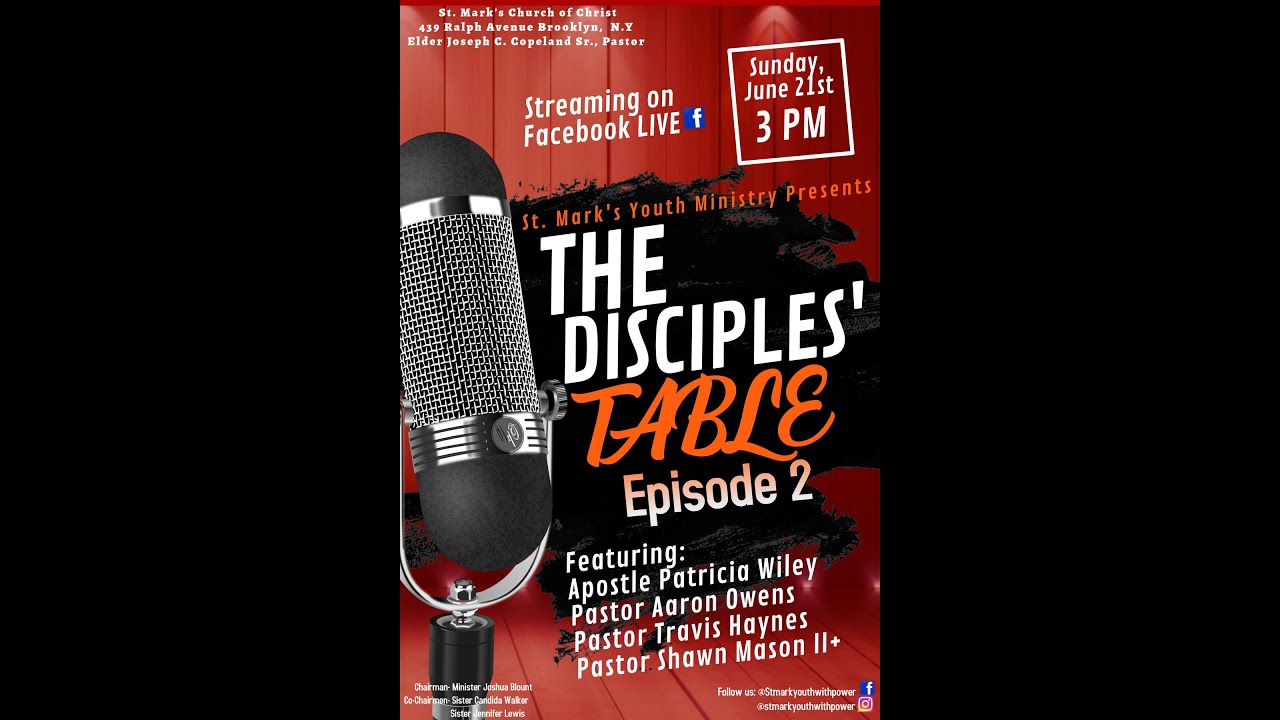 The Disciples' Table l Ep. 2 l Pastors Talk - YouTube