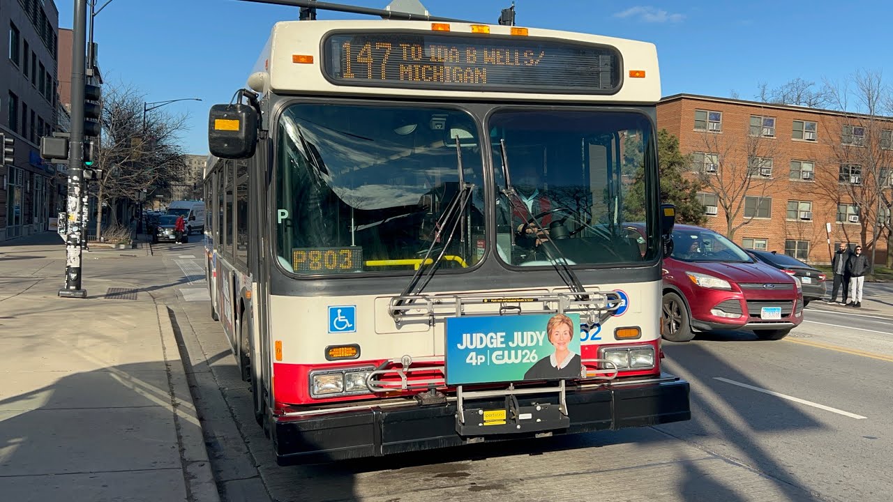 CTA Bus Ride 147 Outer Dusable Lake Shore Express To Washington CTA New ...