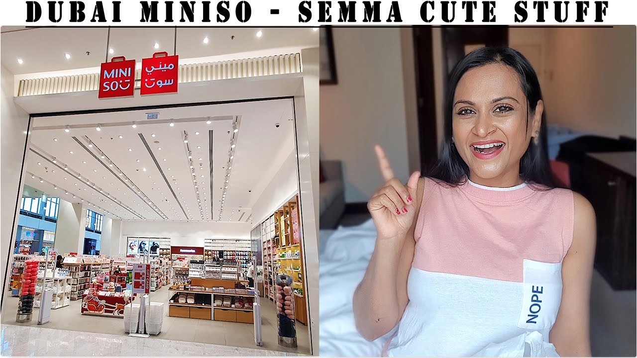 DUBAI MINISO HAUL | BUDGET SHOPPING AT MINISO | MINISO LARGEST MALL IN ...