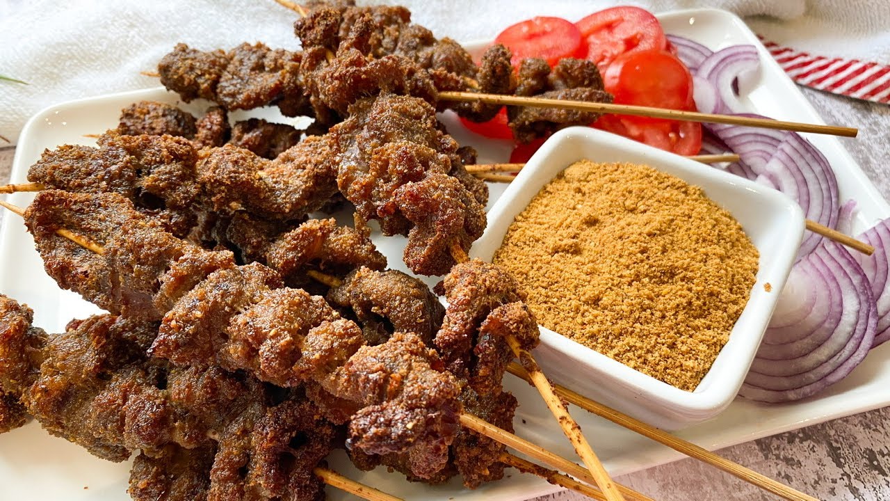 HOW TO MAKE NIGERIAN SUYA | BEST NIGERIAN SUYA RECIPE#nigeriansuya # ...