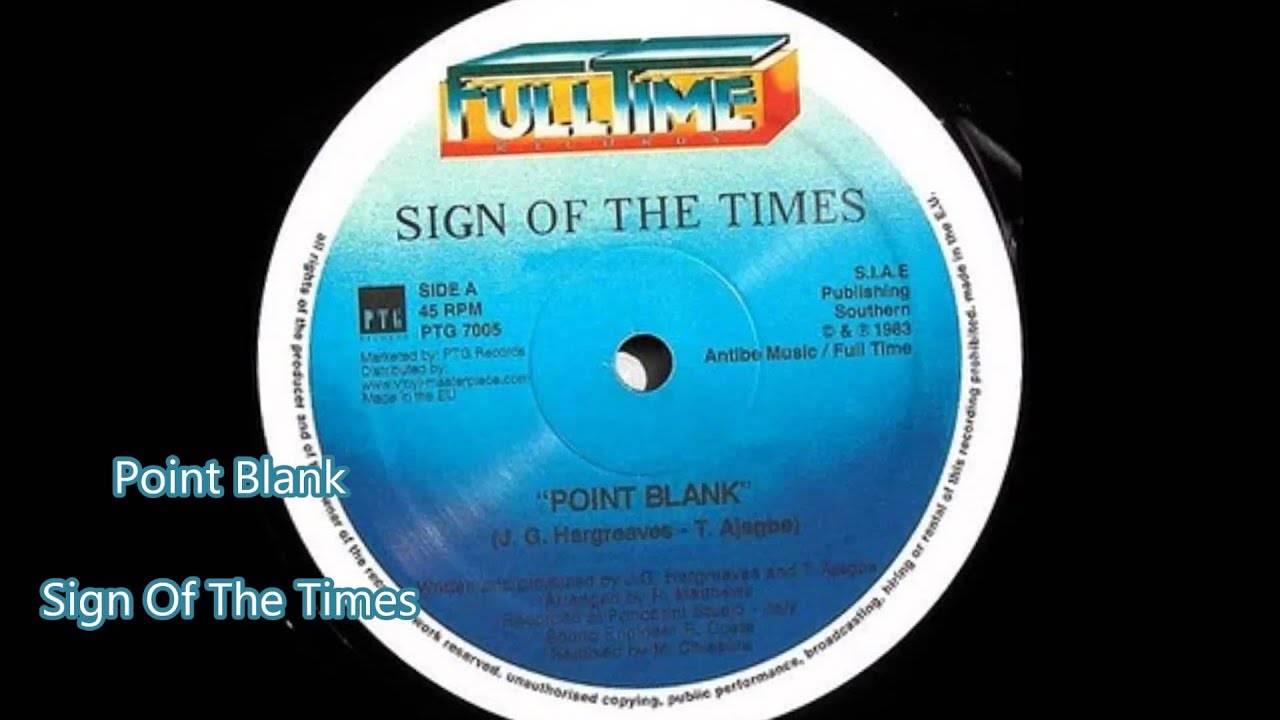 Point Blank / Sign Of The Times - YouTube