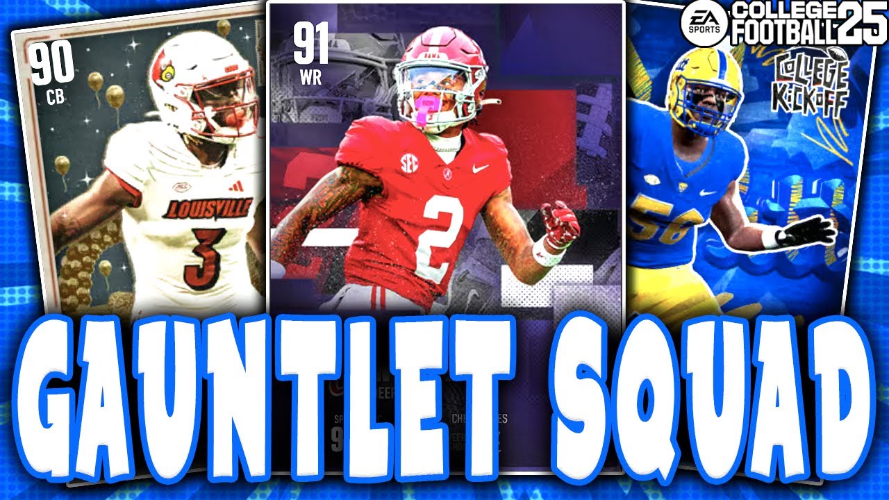 MY SQUAD FOR WEEK 12 OF CHAMPS & GAUNTLET IN COLLEGE FOOTBALL 25 ...