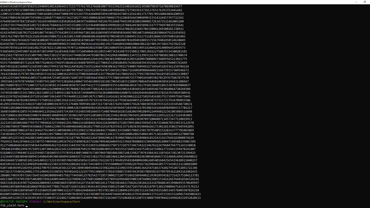 Tern Command Line Interpreter - YouTube