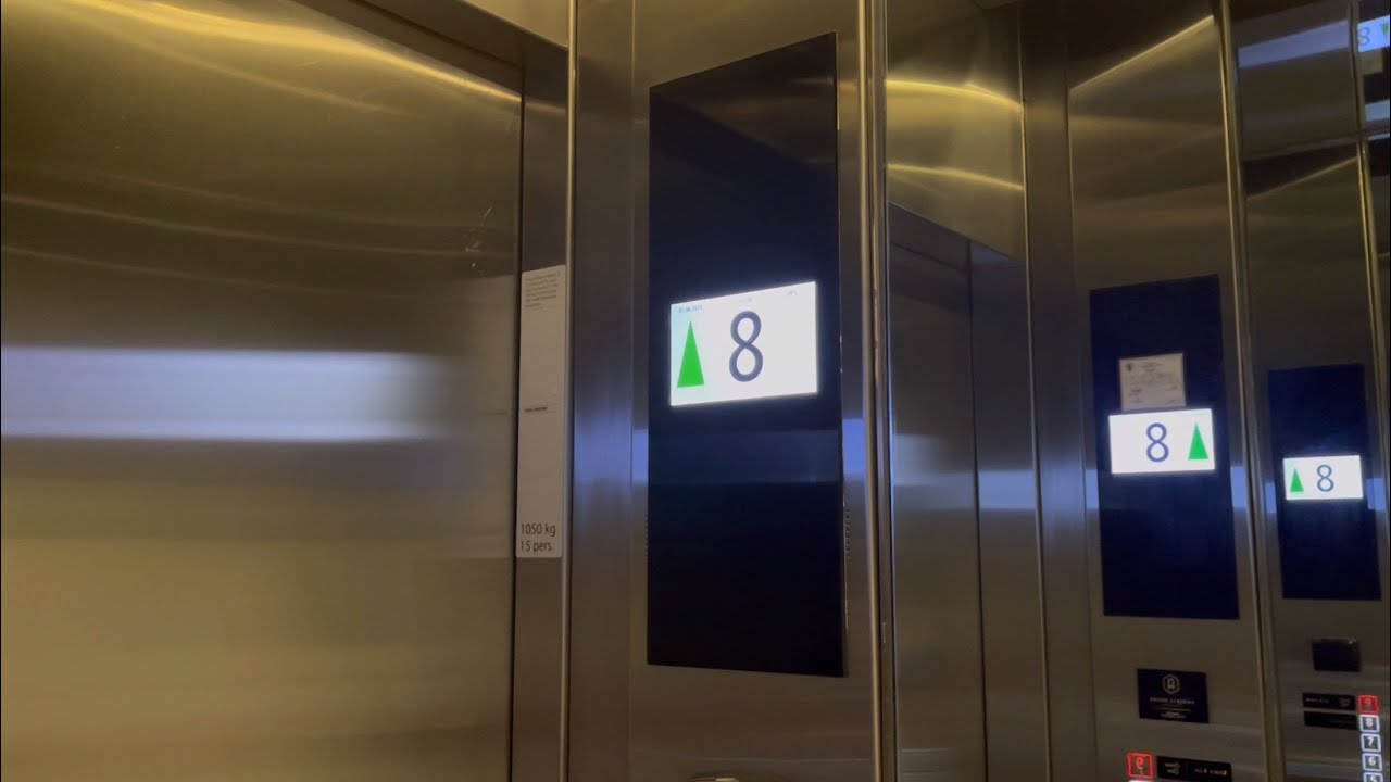 Schindler 5500 elevator at Admiral Hotel Manila, Manila, Philippines - YouTube