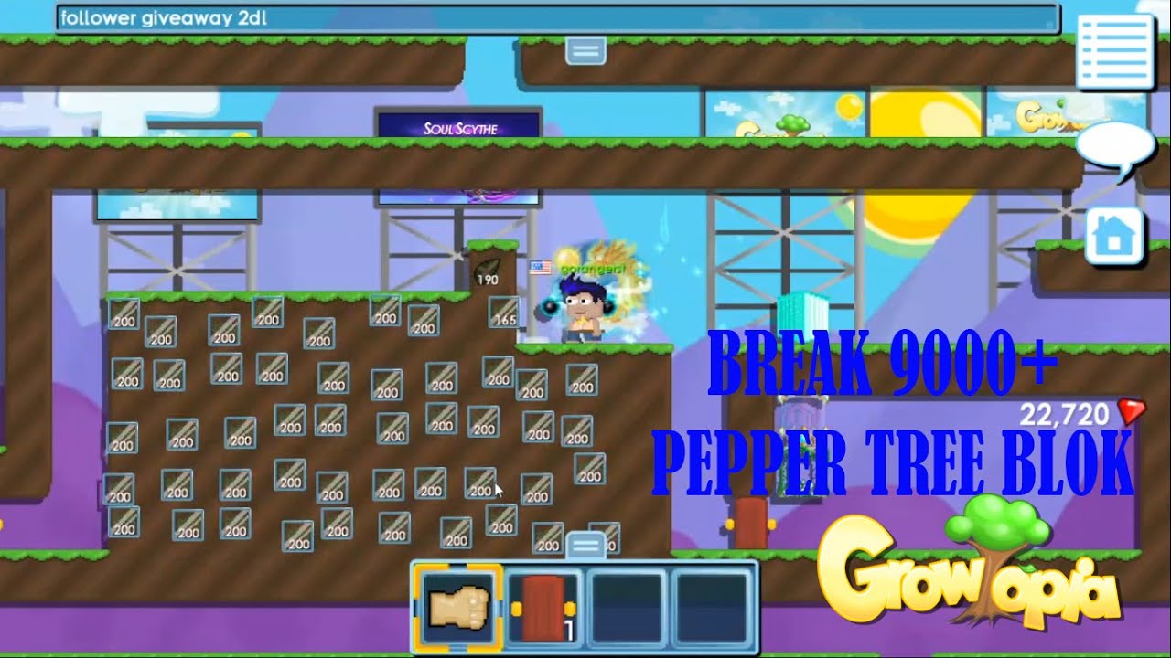 TEST PROFIT 9K PEPPER TREE BLOK Part 2 | GROWTOPIA INDONESIA | - YouTube
