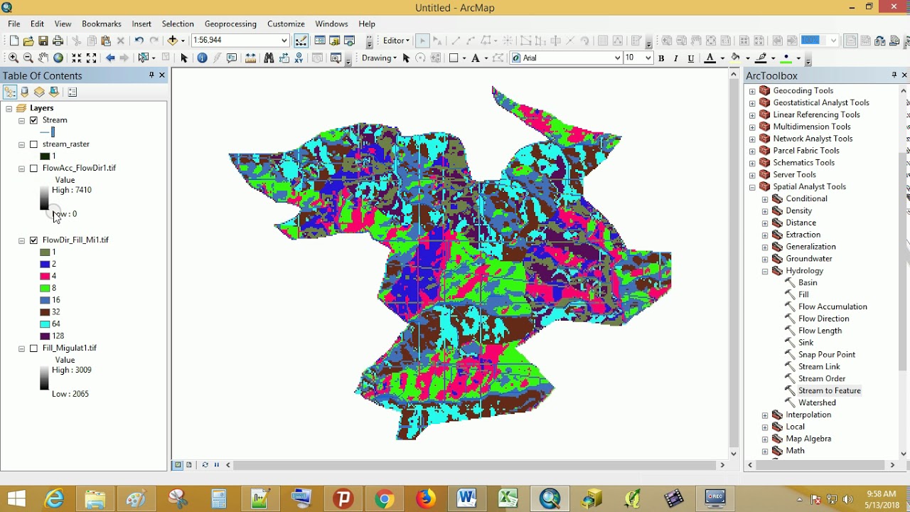 How To MAKE DRAINAGE MAP USING ARCGIS YouTube How To MAKE DRAINAGE MAP USING ARCGIS YouTube