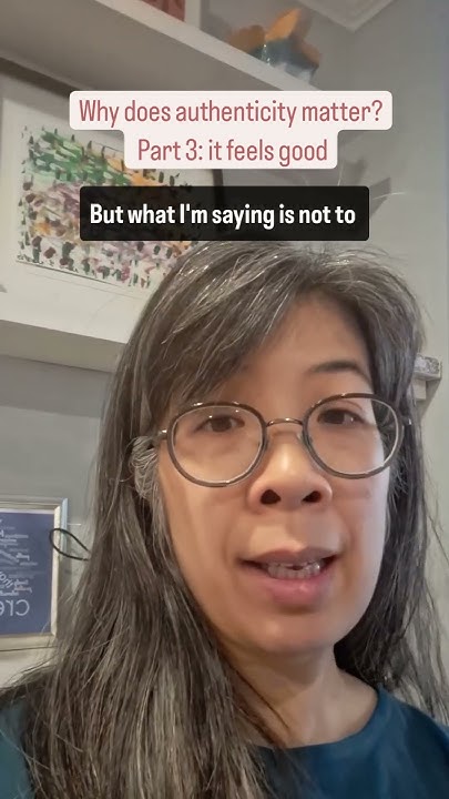 Why authenticity matters? Part 3 - because it feels good #authenticity #beinghuman #coach # ...