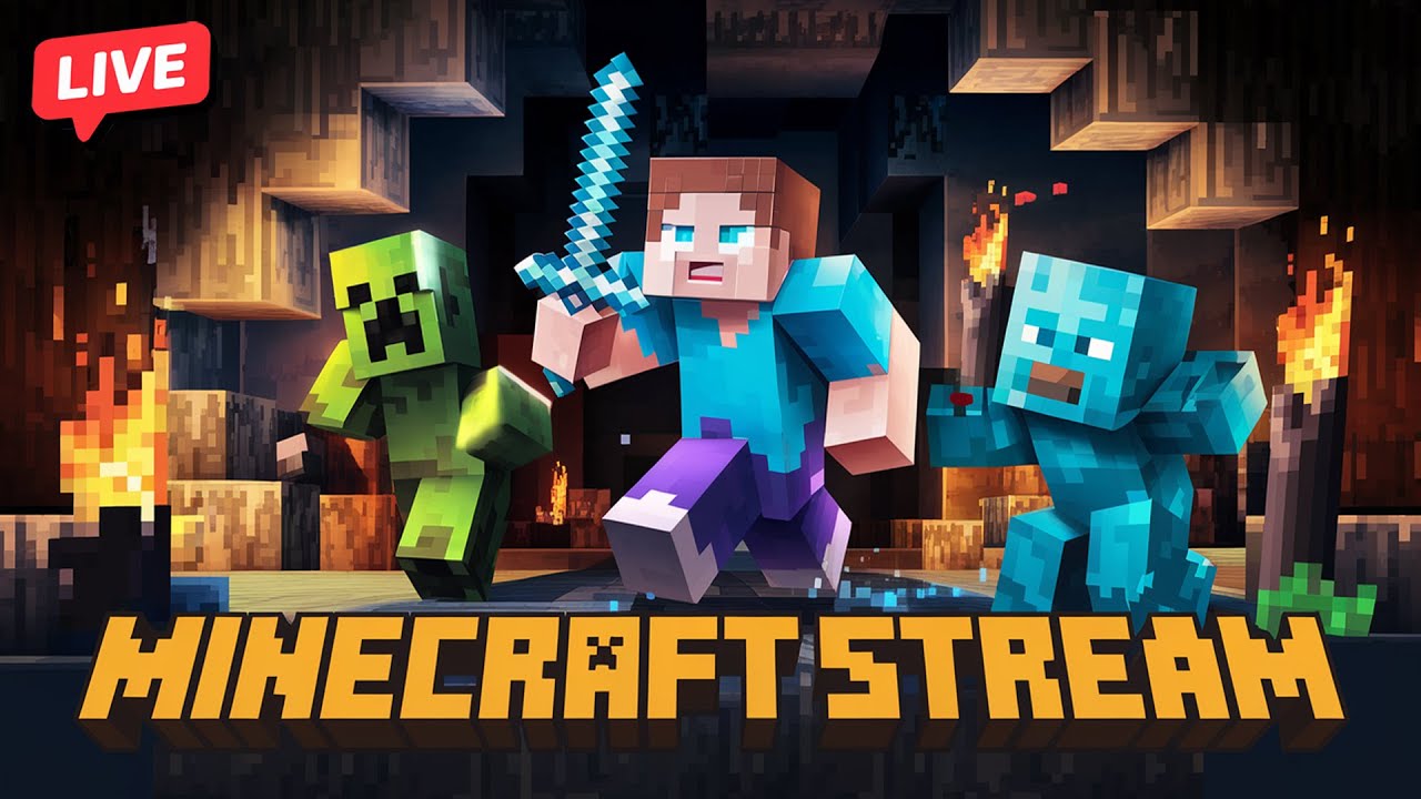 Minecraft Live Stream - Intense Gameplay! #minecraft #gaming #shorts # ...