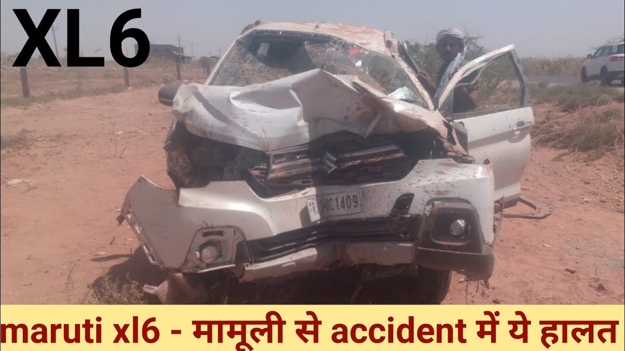 recent accident scene of maruti xl6.. @Masterpiece_hindi_vlog - YouTube