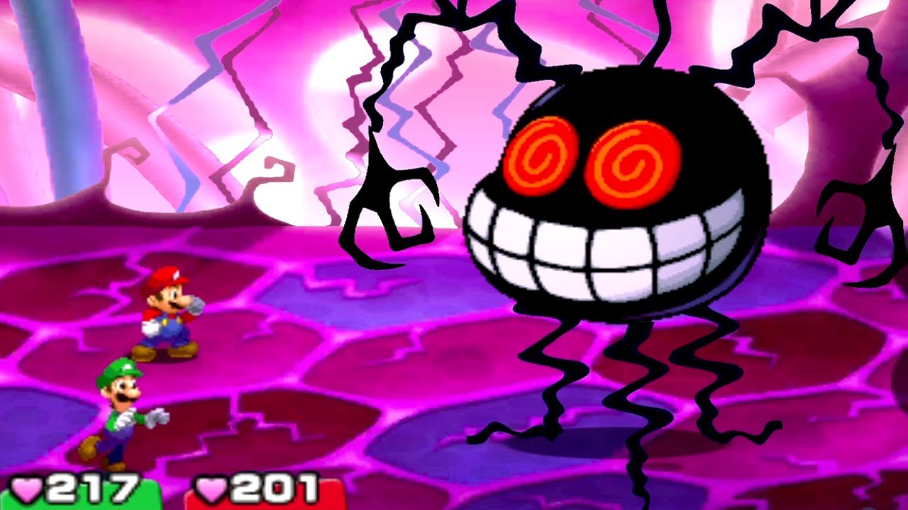 Mario and Luigi: Bowser's Inside Story 3DS - All Bosses (No Damage ...