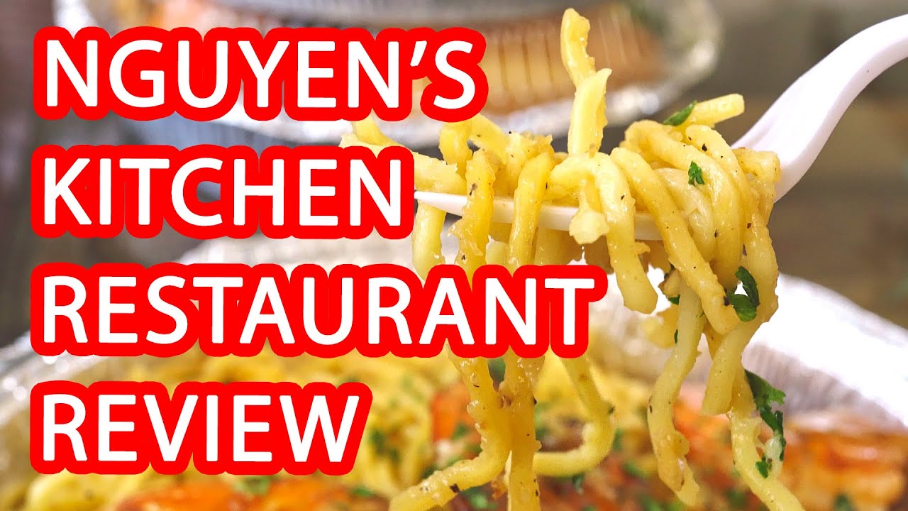GARLIC NOODLES TO DIE FOR! | Nguyen's Kitchen restaurant review - YouTube