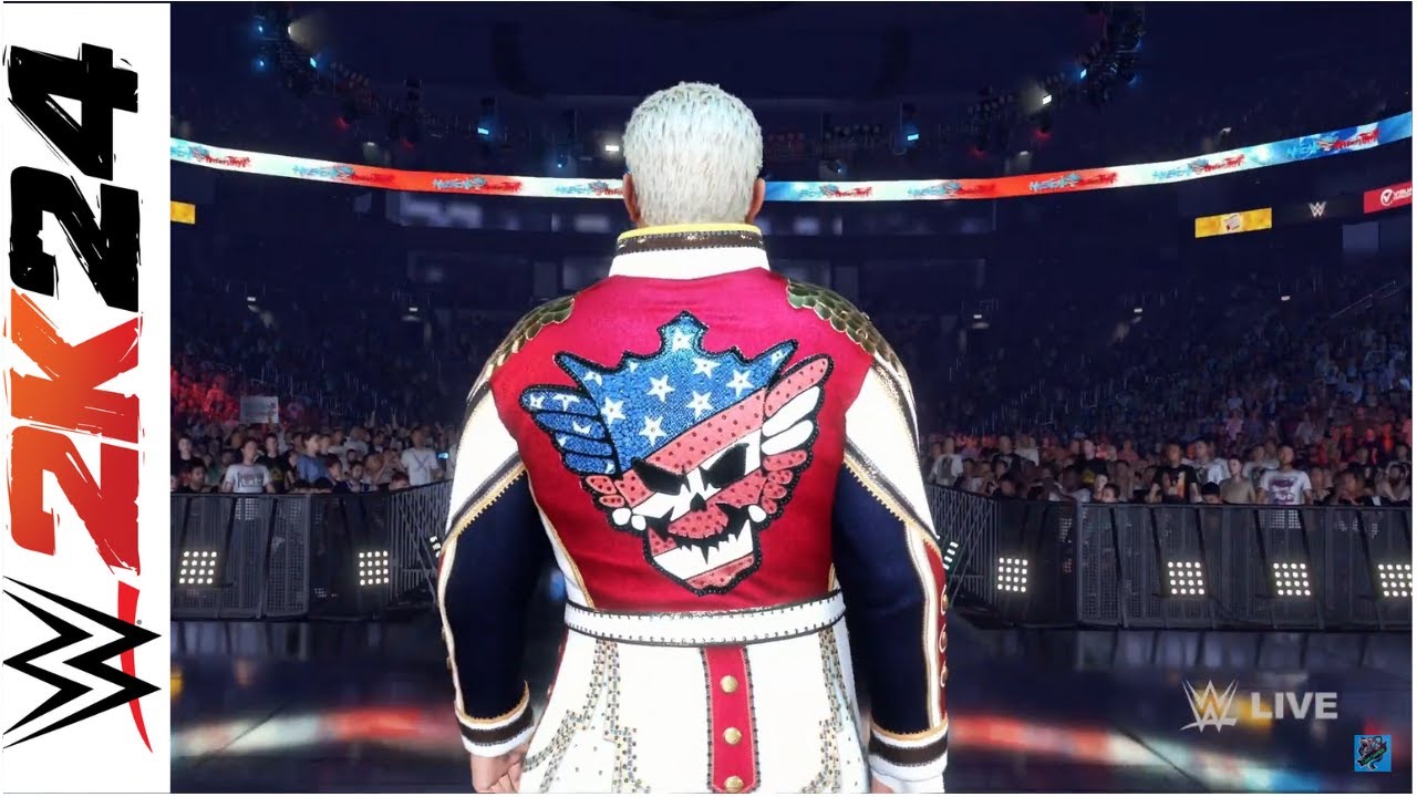 Cody Rhodes WWE2K24 Entrance - YouTube