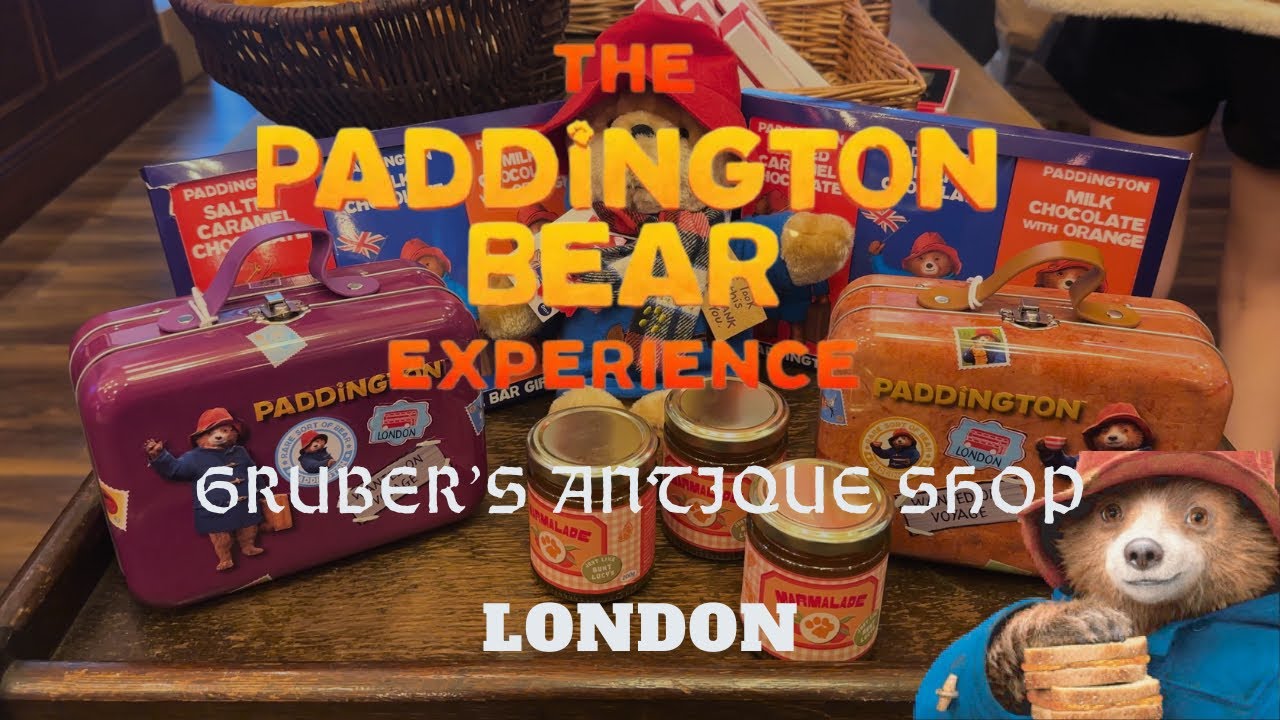 The Paddington Bear Experience Shop | Gruber's Antiques | London - YouTube
