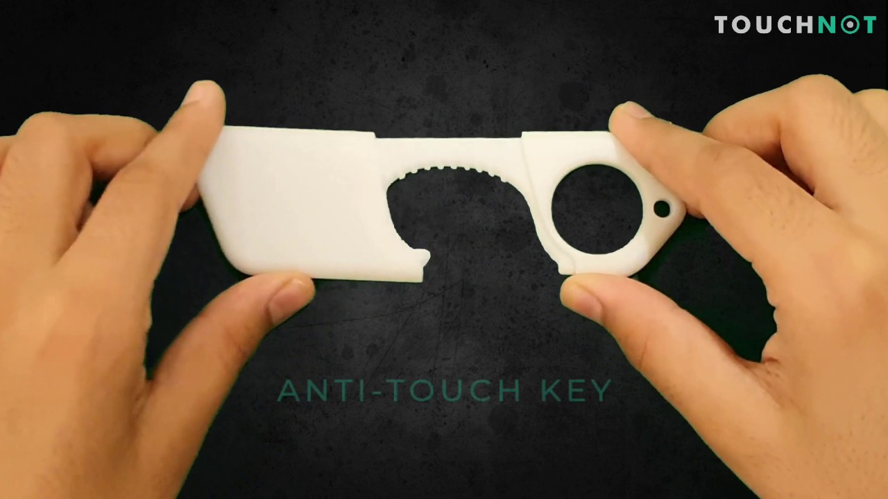 TouchNot | Anti-Touch Key with Protective Cover | Open Doors, Press ...