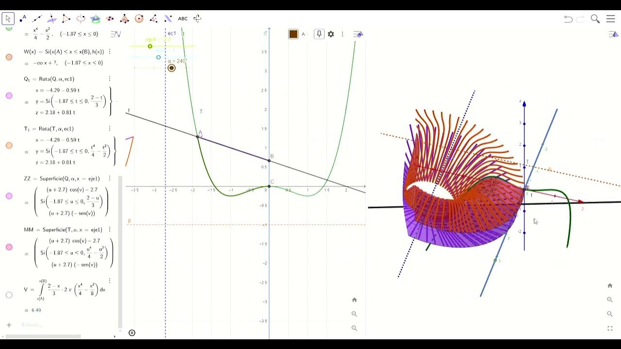 Combinación #5 en GeoGebra Clásico - YouTube