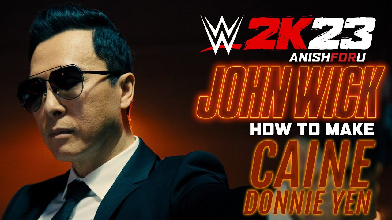 WWE 2K23, How to make Caine from John Wick 4 (Without Custom Image ...