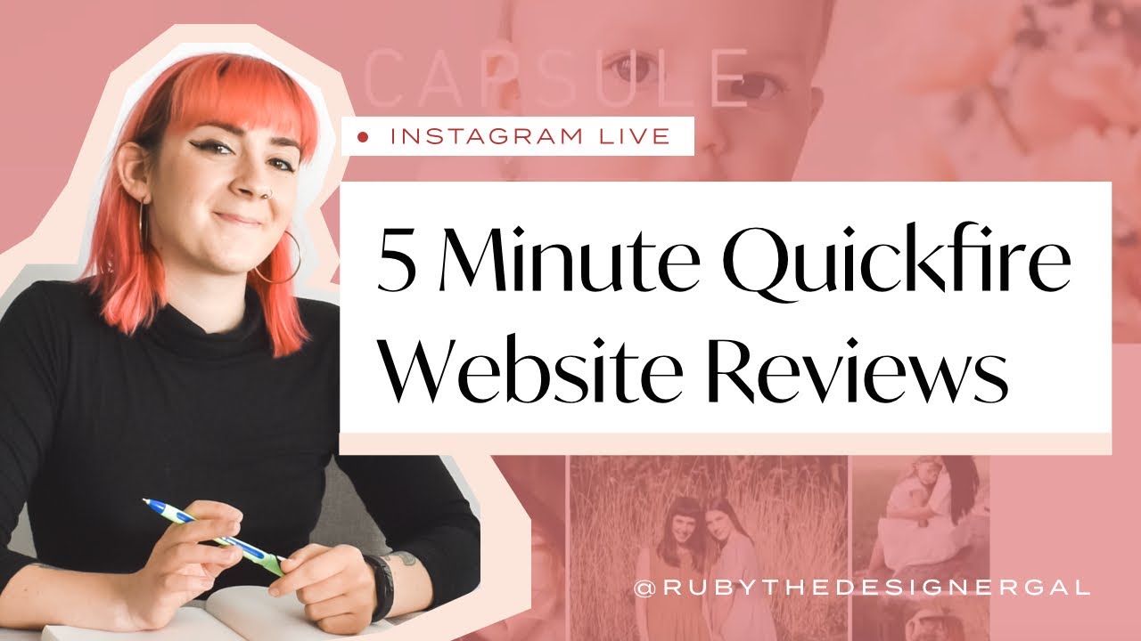 01 // Quickfire Website Reviews 🔥 - YouTube