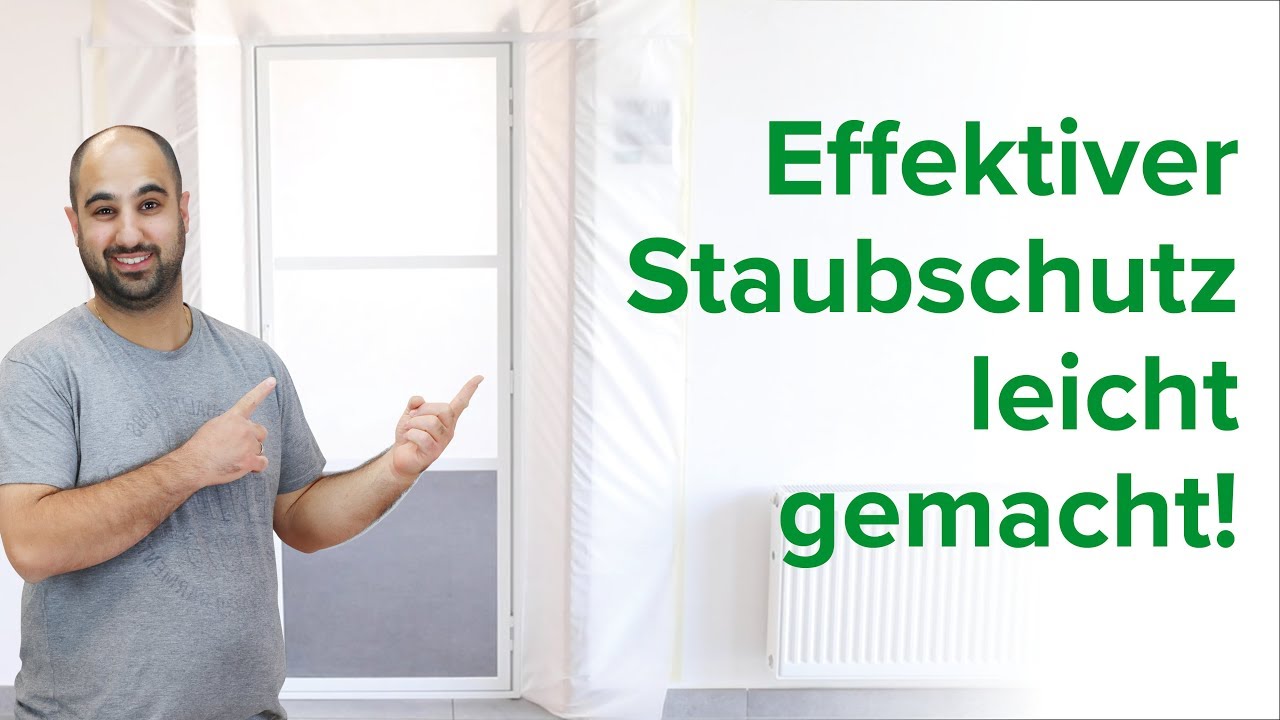 Räume zuverlässig vor Staub schützen mit der Staubschutztüre PREMIUM ...