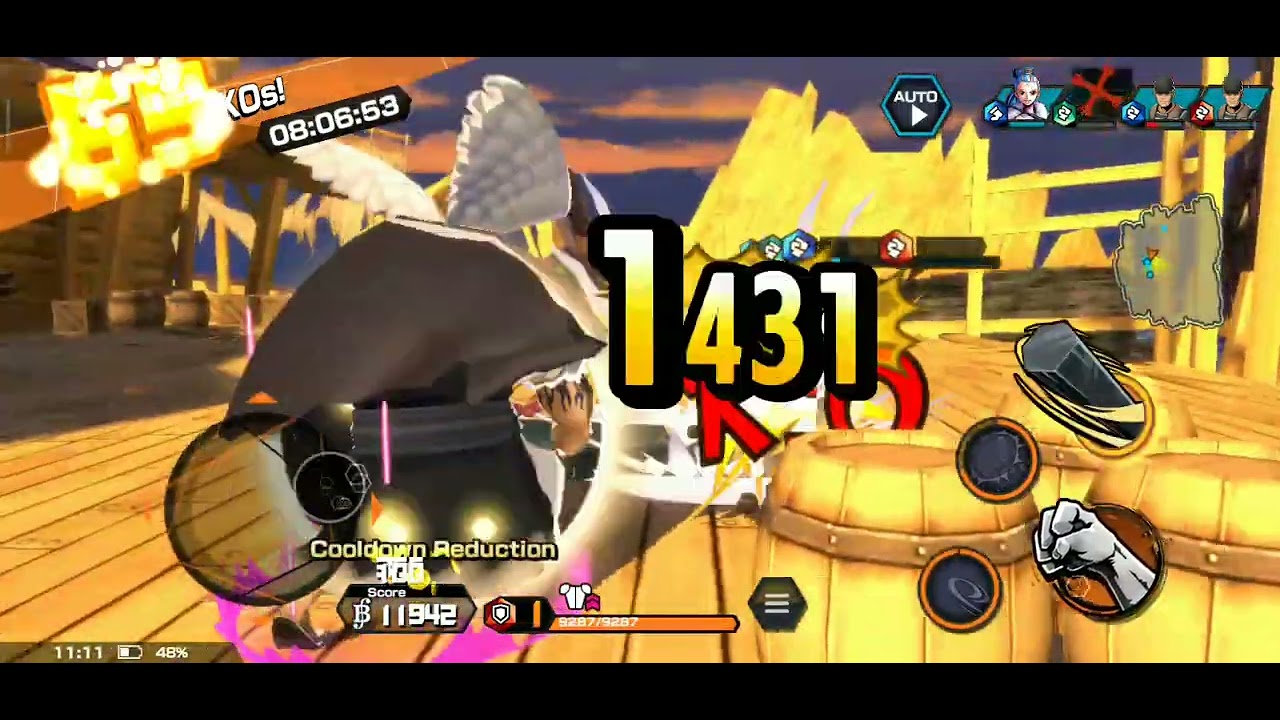 Captain Fallen Monk Pirates / Urouge Gameplay in Survival 100 # ...