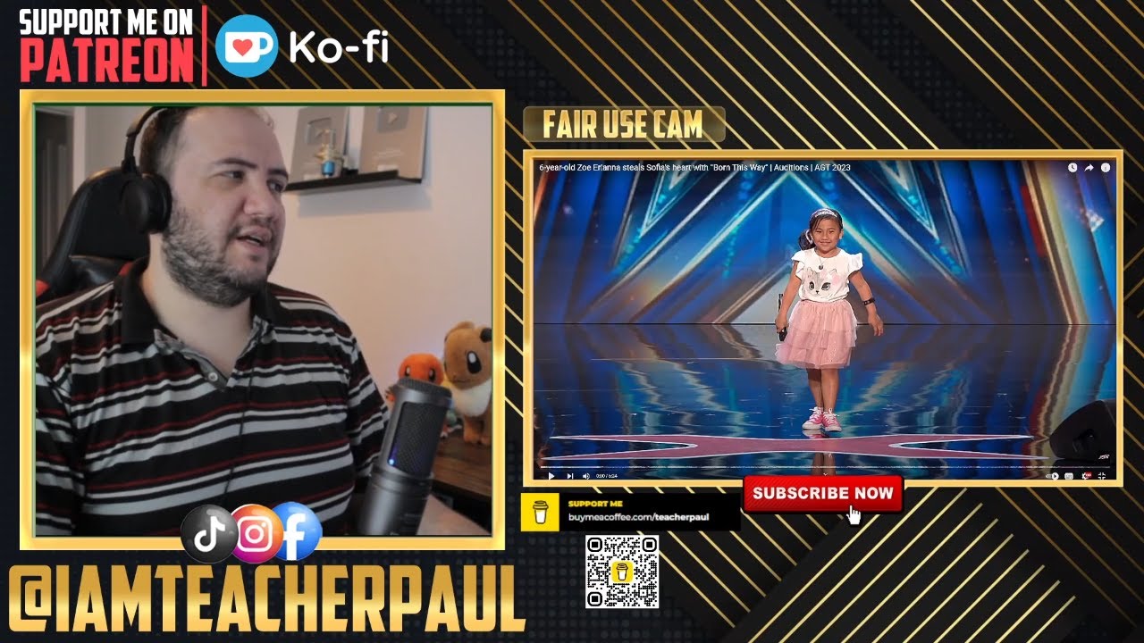 6-year-old Filipina Zoe Erianna sings 'Born This Way' | AGT 2023 ...