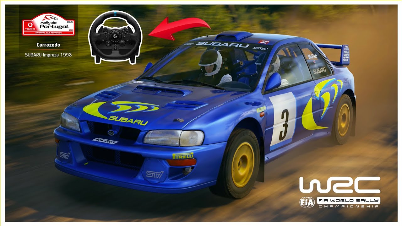 Subaru Impreza 1998 | RALLY DE PORTUGAL | Logitech G923 Gameplay | EA ...