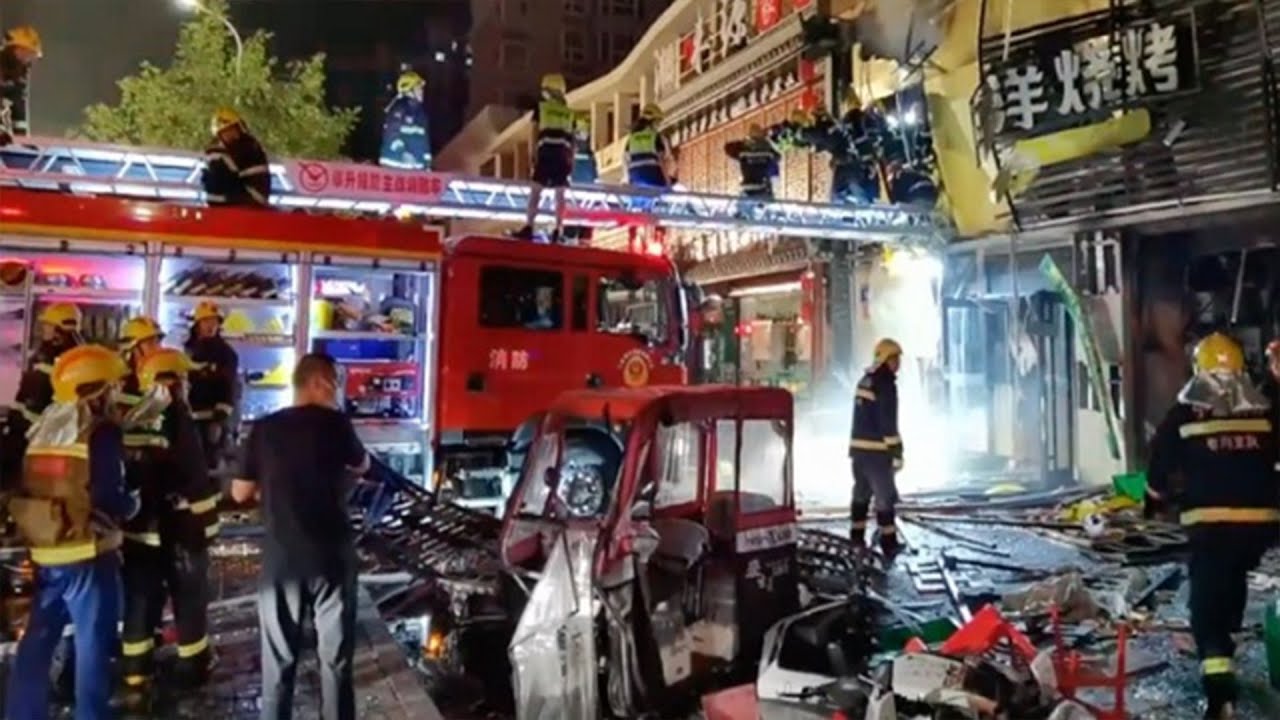 Cooking gas explosion kills 31 people at a barbecue restaurant in ...