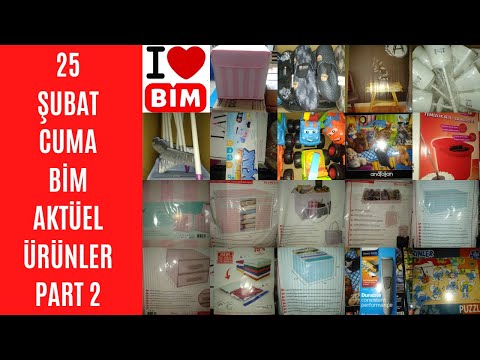 BİM 25 ŞUBAT CUMA AKTÜEL ÜRÜNLER | 25 ŞUBAT CUMA BİM AKTÜEL İNDİRİMLERİ | BİM DE BU CUMA
