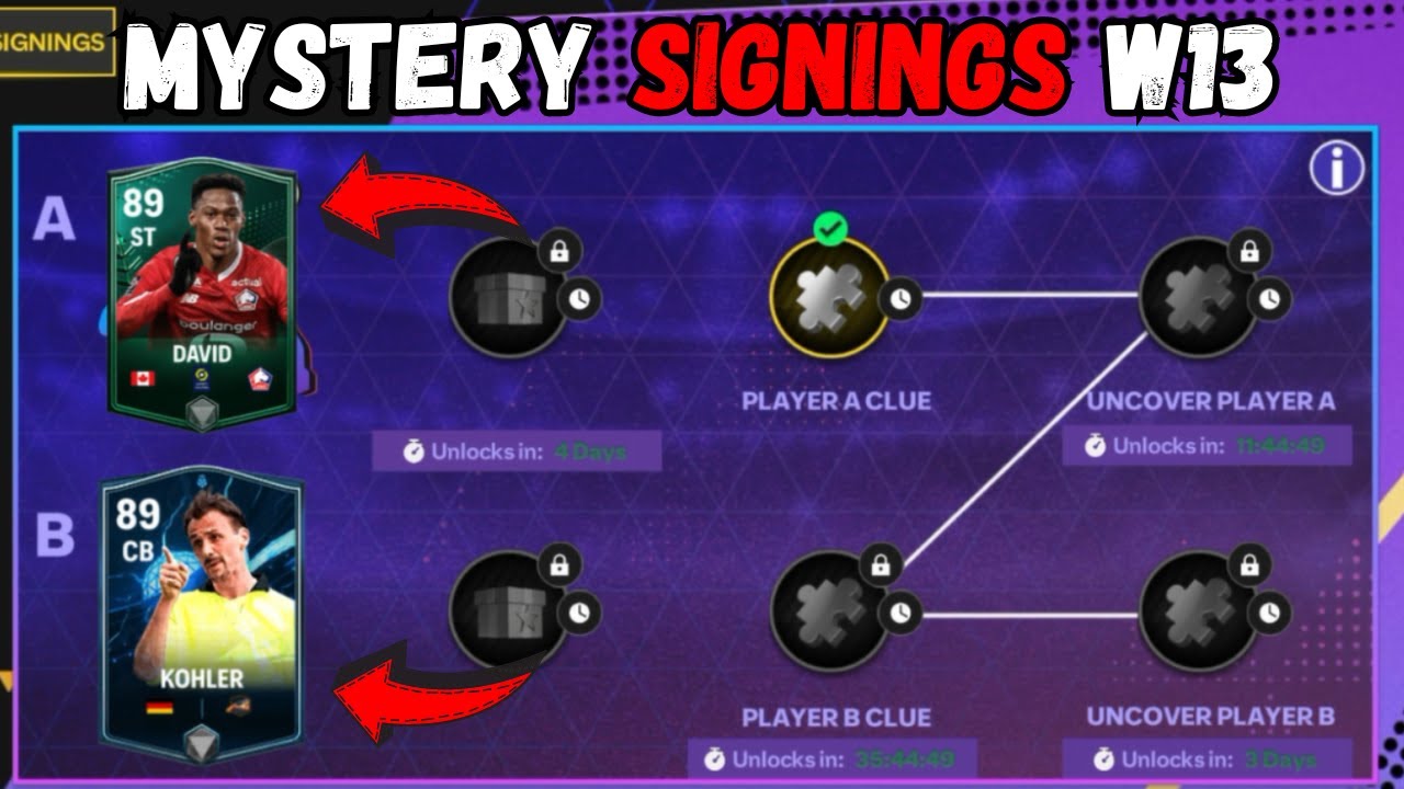 Mystery Signing Week 13 players |EA FC Mobile !| Mystery signing Week ...