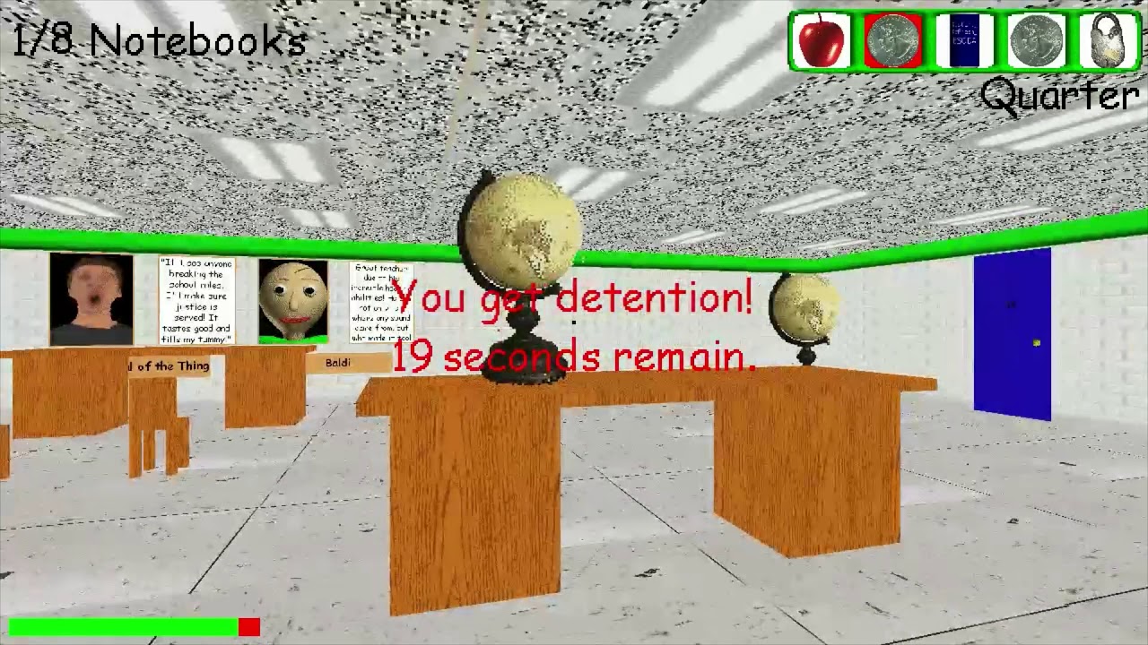 Baldi's basics full game public demo NEW 2020 GLITCH (MUST WATCH) - YouTube