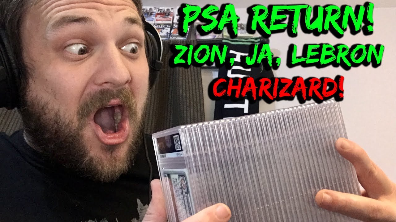 *ZION AND LEBRON* PSA GRADED CARD RETURN! 2019 NBA BASKETBALL MOSAIC ...