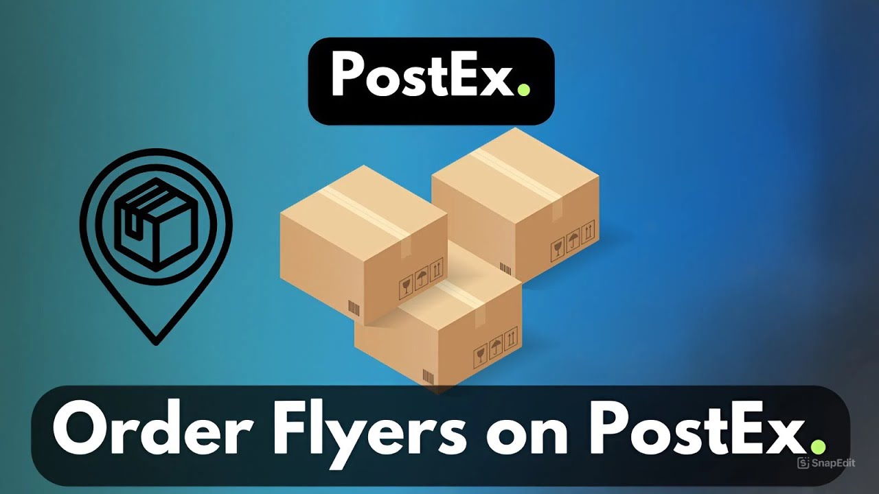 How to Order Flyers on PostEx | Step-by-Step Guide (Urdu) - YouTube