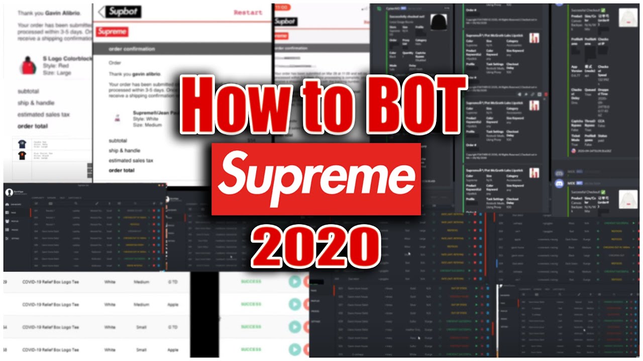 How to bot Supreme in 2021 - YouTube