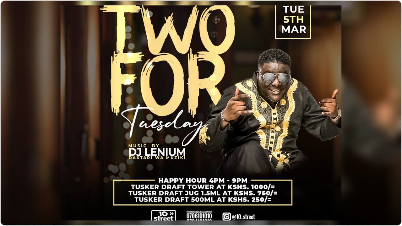 DJ LENIUM - TWO FOR TUESDAY MIX VOL 2: AFRO POP || HIP HOP || KENYAN ...