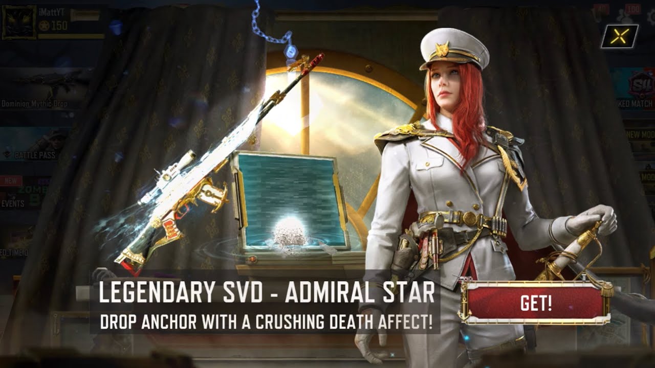 CODM Anchors Away Lucky Draw Pulls With Legendary SVD-Admiral Star ...