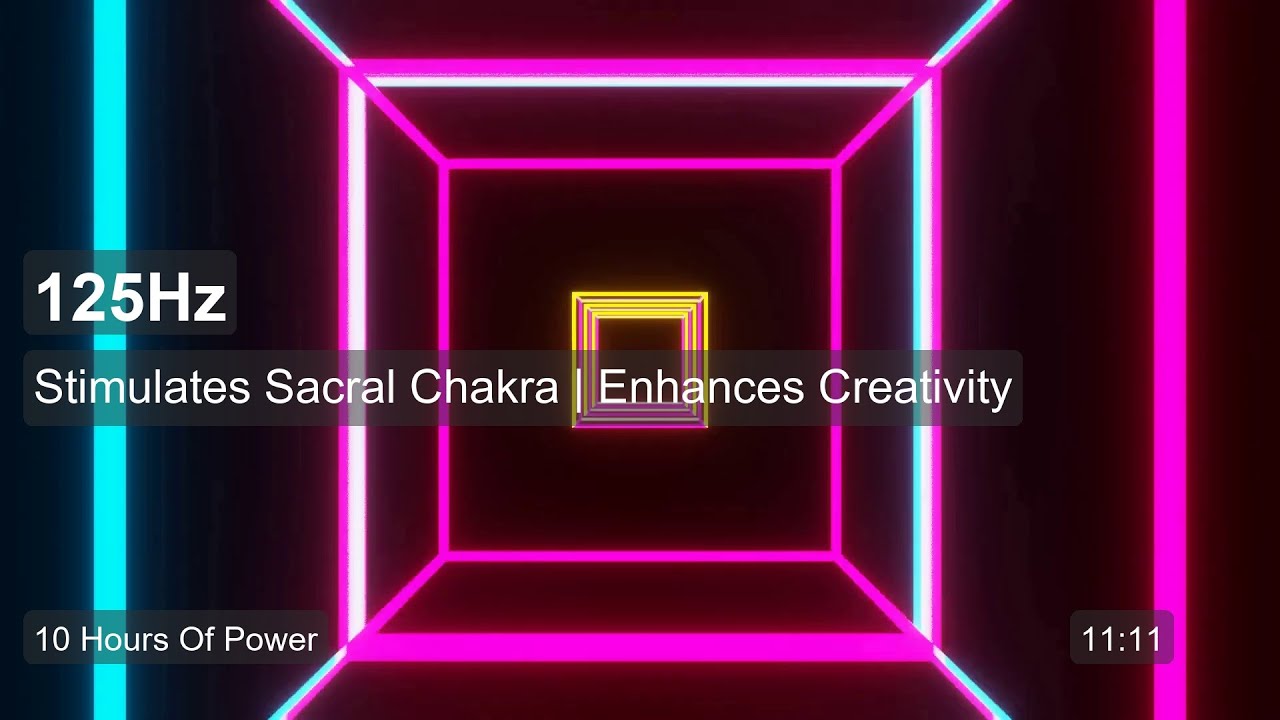 125 Hz Tone for Creativity and Sacral Chakra Balancing - YouTube