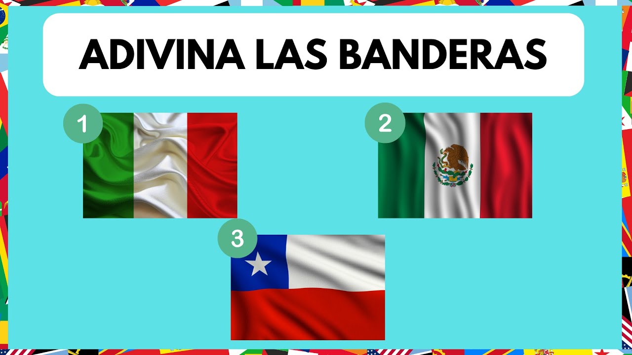 ADIVINA LAS BANDERAS 🌍 | JUEGO EDUCATIVO PARA NIÑOS - YouTube
