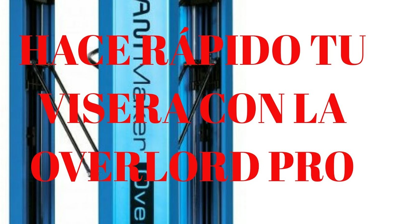 Impresora 3D Overlord pro- viseras para máscaras - YouTube