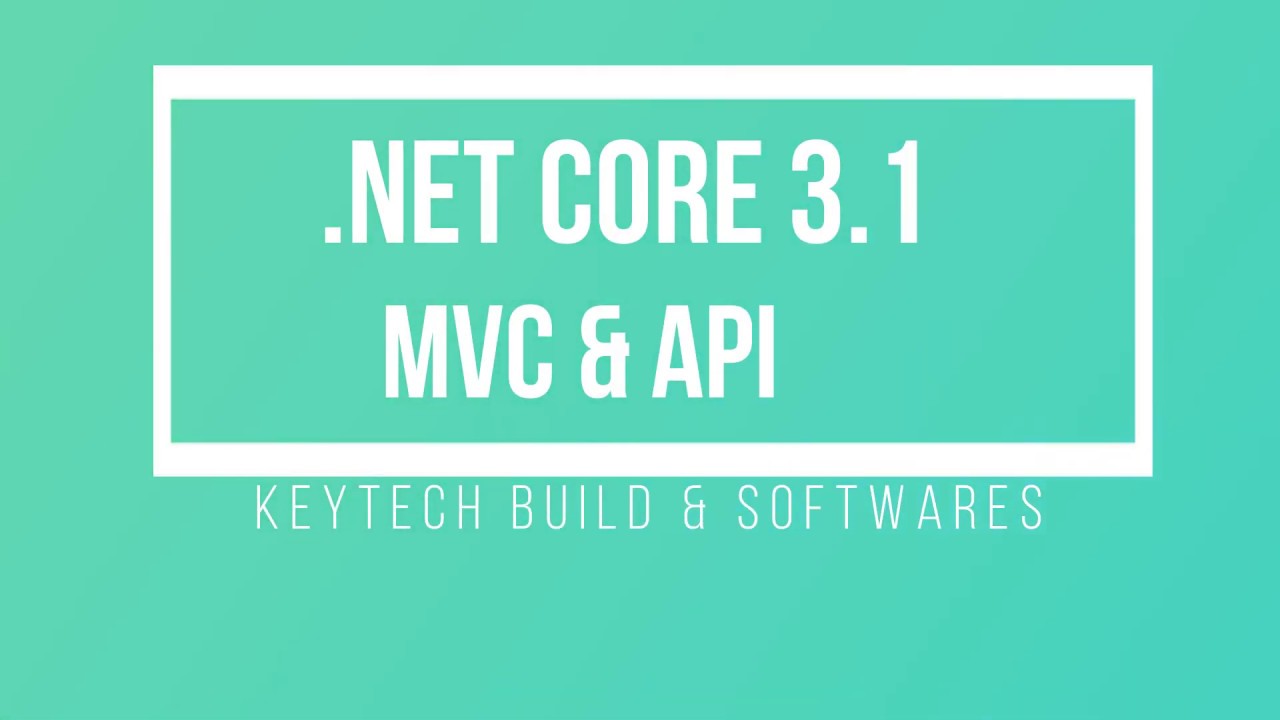 learn easily .net core 3 mvc and api - YouTube