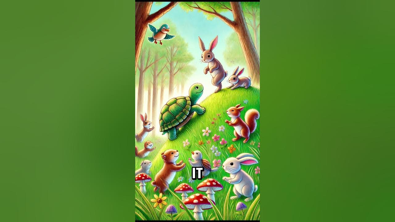 Theo, the Timid Turtle English story|Story for kids|funny story for ...