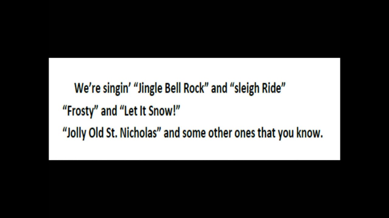 Jingle Bell Jukebox lyrics - YouTube