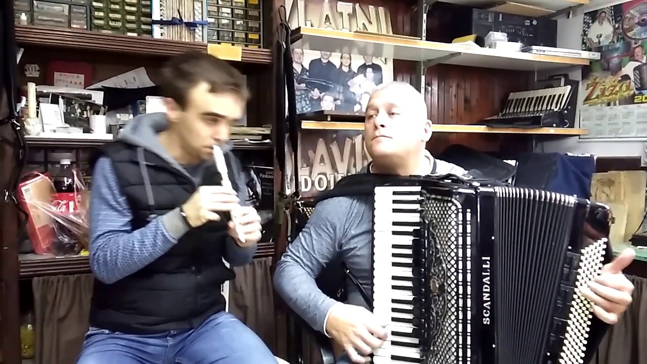 Paracinka kolo - Milos Tomic frula i Slavisa Nikolic harmonika - YouTube
