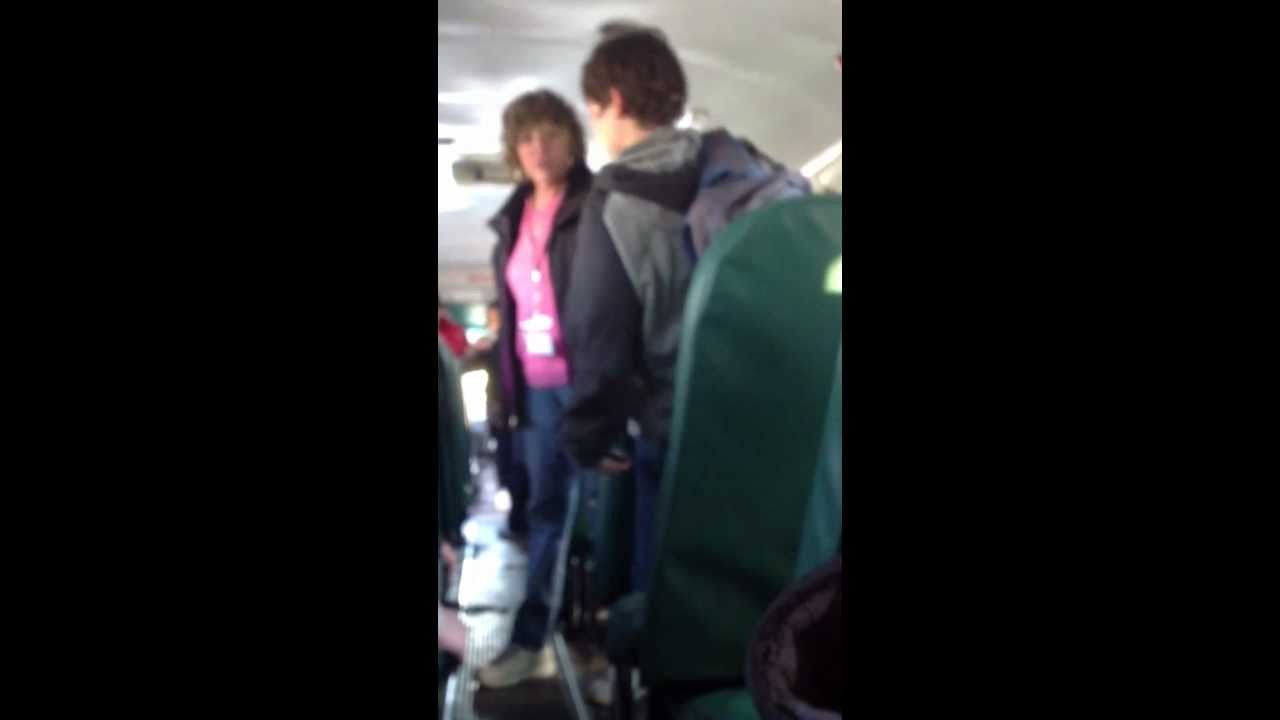 Bus Driver Yells at Two Kids - YouTube