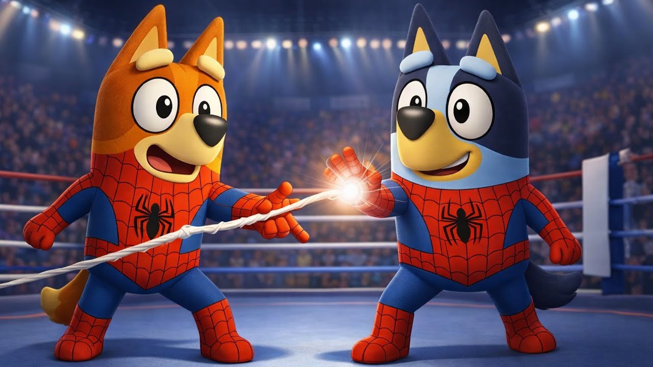 Bluey and Bingo’s Superhero Battle : Can They Win the Big Fight? 🦸‍♂️🤔👊 ...